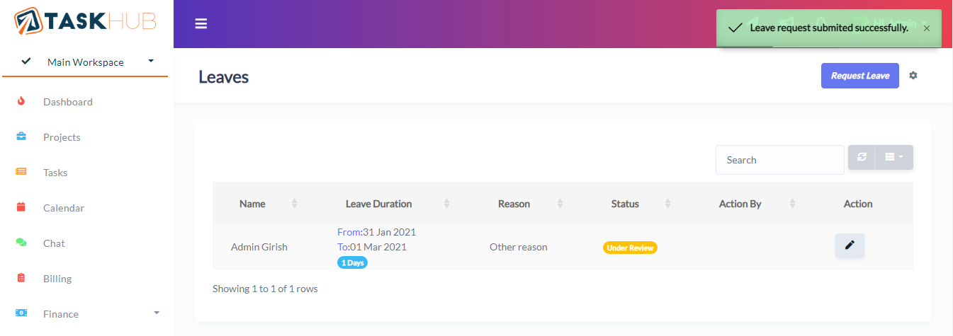Taskhub SaaS - Project Management Tool, Finance & CRM Tool by infinitietech